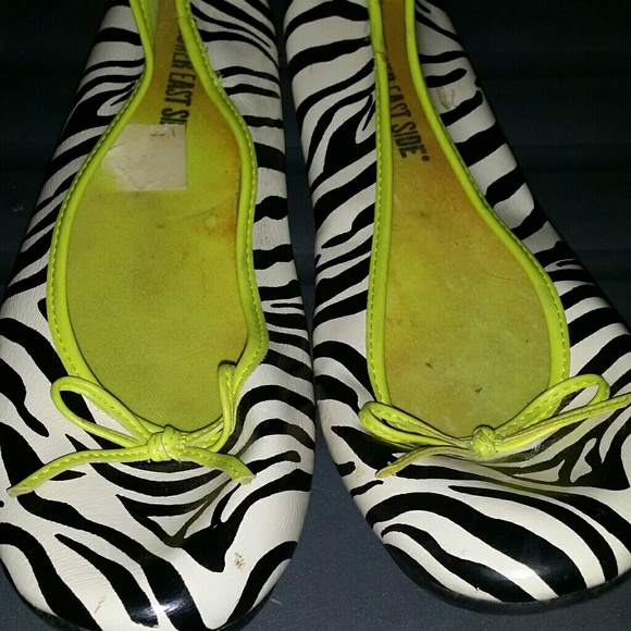 LOWER EAST SIDE | Shoes | Zebra Print Ballerina Flats | Poshmark